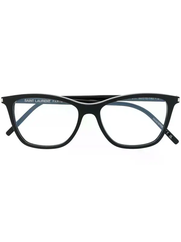 Saint Laurent Wayfarer-frame Glasses - Black