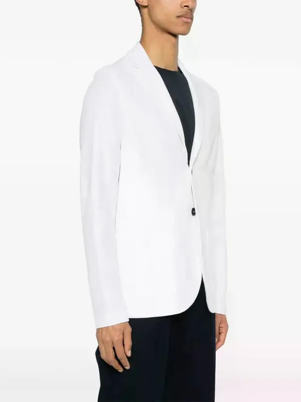 Harris Wharf London Single-breasted Honeycomb Blazer