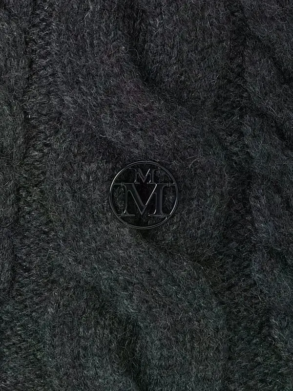 MAISON MICHEL Logo-plaque Cashmere Beanie