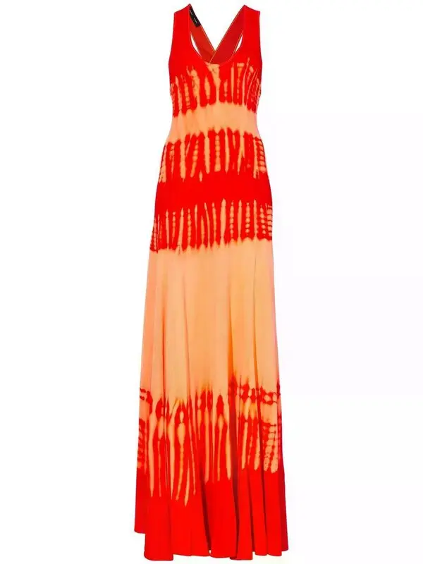 Proenza Schouler Tie-dye Print Knitted Dress