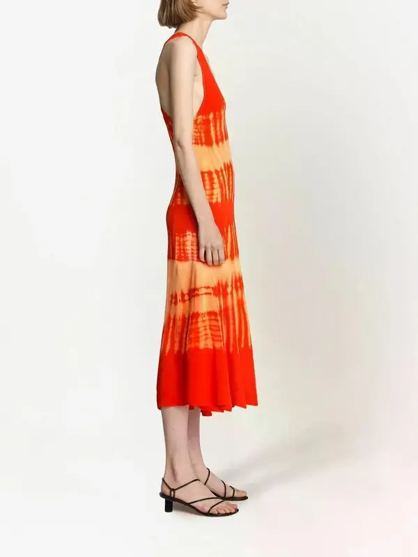 Proenza Schouler Tie-dye Print Knitted Dress