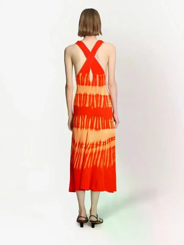 Proenza Schouler Tie-dye Print Knitted Dress