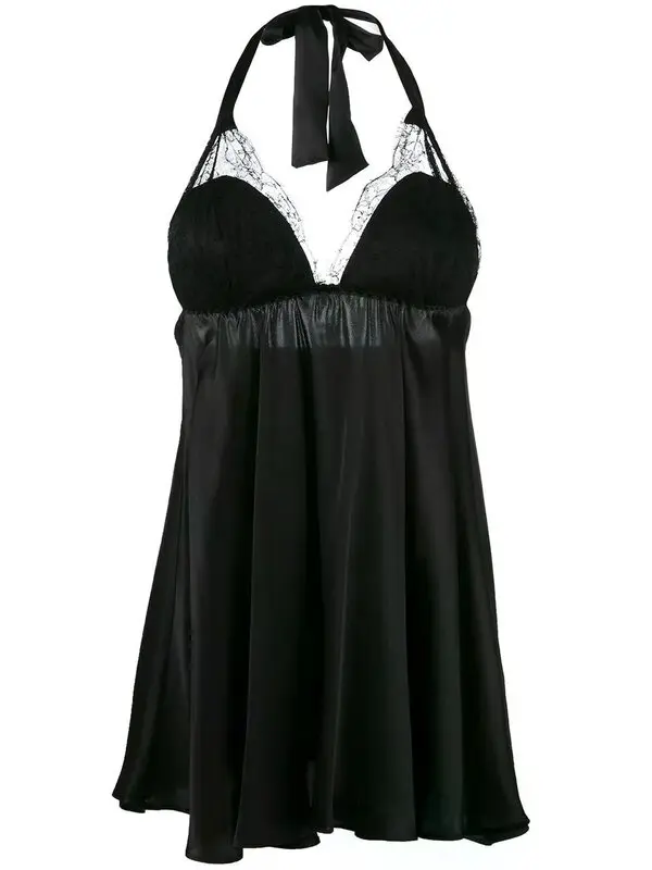 GILDA & PEARL Lovers Of Montparnasse Babydoll Dress - Black