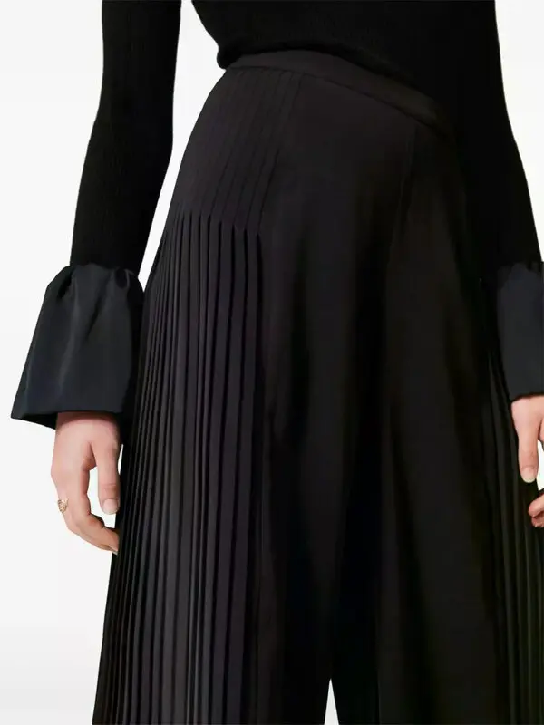 TWINSET Pleated Palazzo Trousers