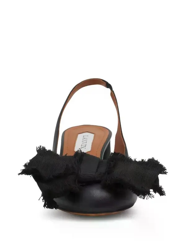 LANVIN Leather Slingback Pumps