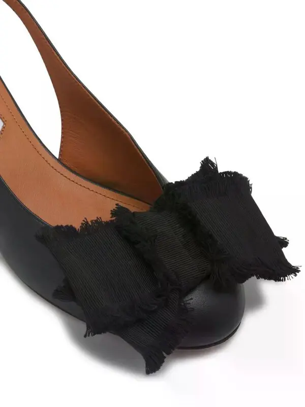 LANVIN Leather Slingback Pumps