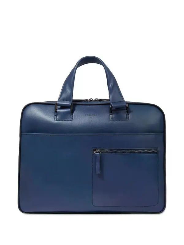 LANCEL Max De Leather Briefcase - Blue