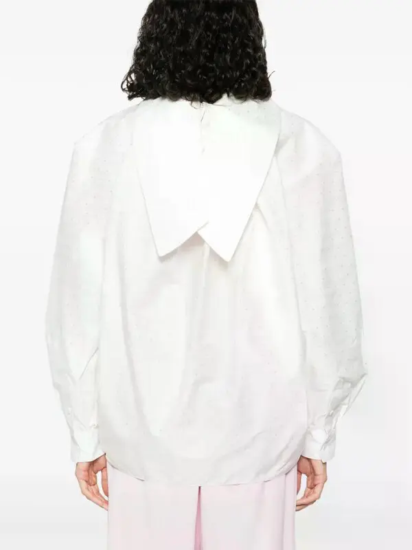 Marni Cotton Blouse With Puff Sleeves
