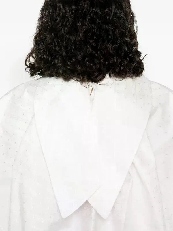 Marni Cotton Blouse With Puff Sleeves