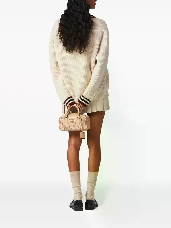 Miu Miu Stripe-trim Cashmere Jumper