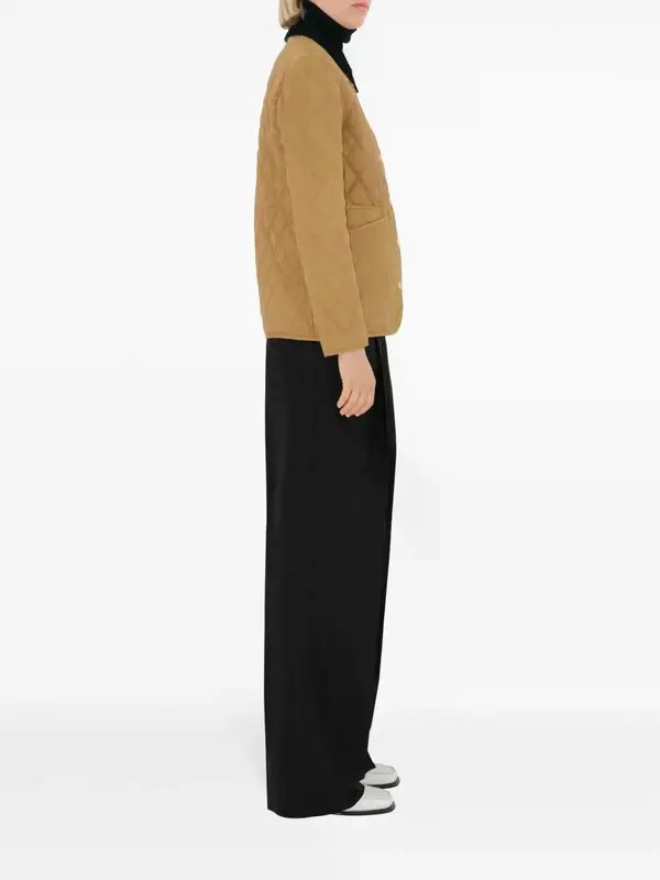 Burberry Quilted Puffer Jacket - Neutrals
