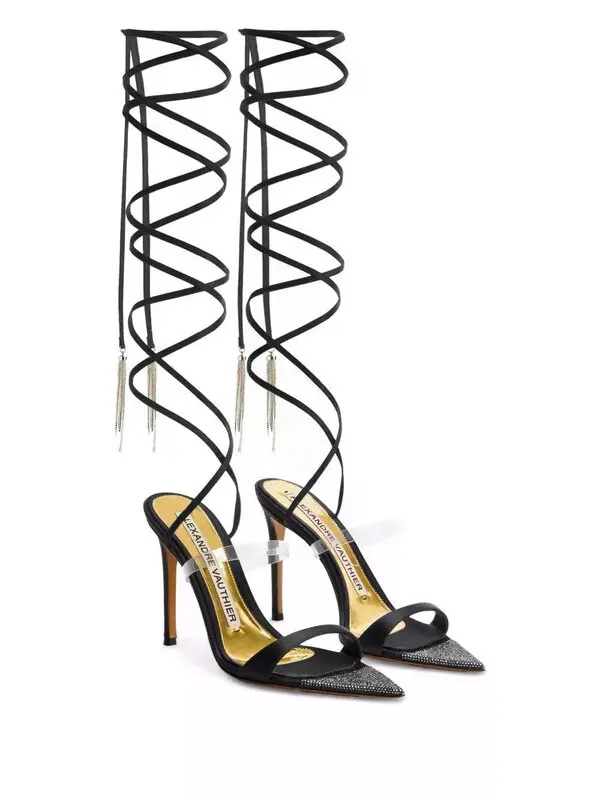 Alexandre Vauthier 105mm Mirrored-finish Stiletto Pumps