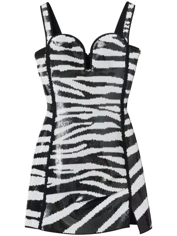 Marc Jacobs The Zebra Dress - Black