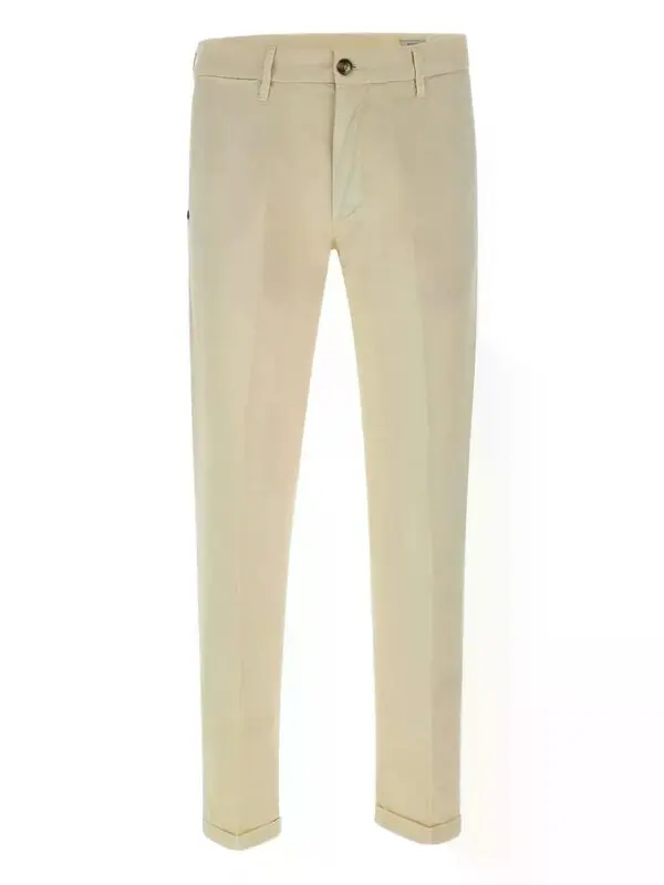 RE-HASH Chinos With Button And Zip Fastening - Neutrals