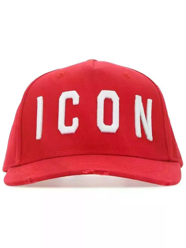Dsquared2 Icon Embroidered Logo Baseball Cap - Red