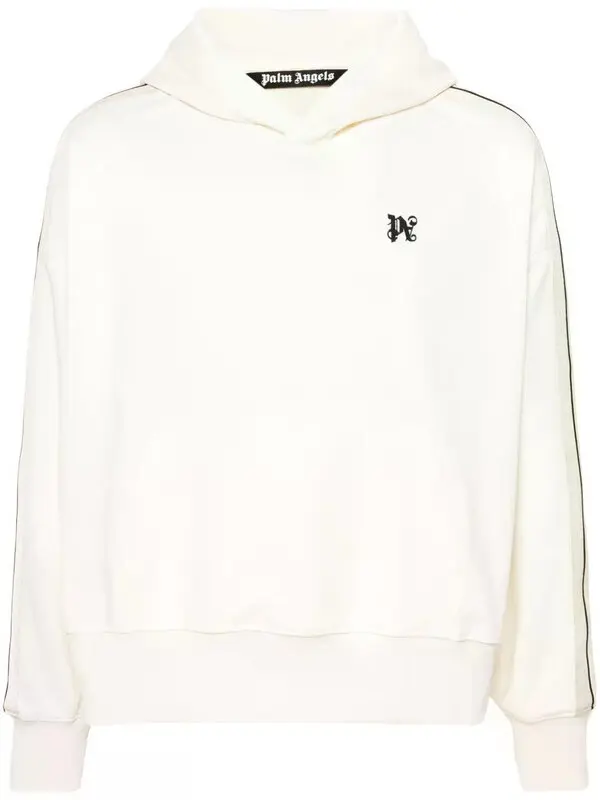 Palm Angels Monogram-embroidered Track Hoodie