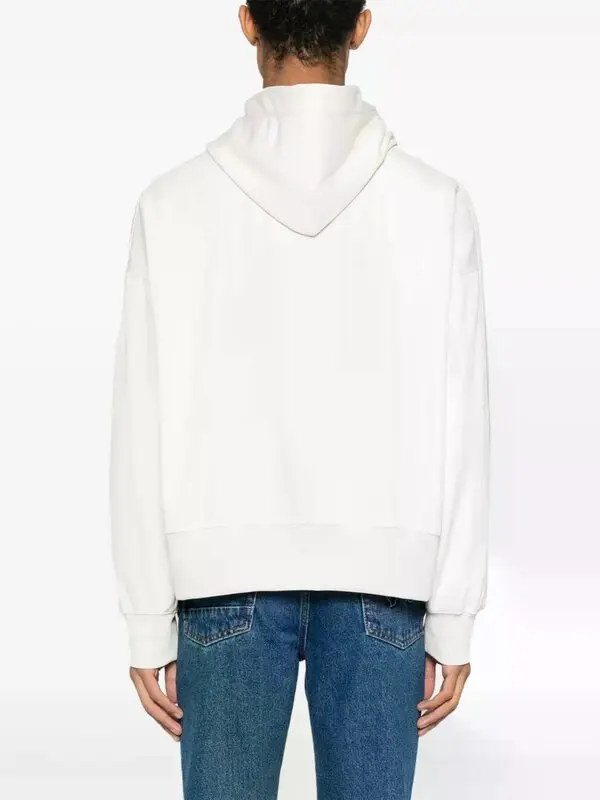 Palm Angels Monogram-embroidered Track Hoodie