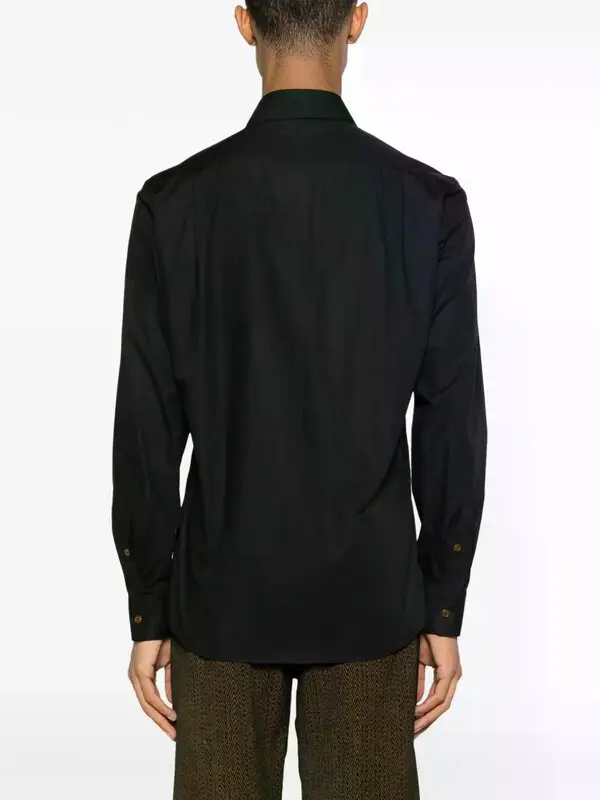 VIVIENNE WESTWOOD Orb-embroidered Poplin Shirt