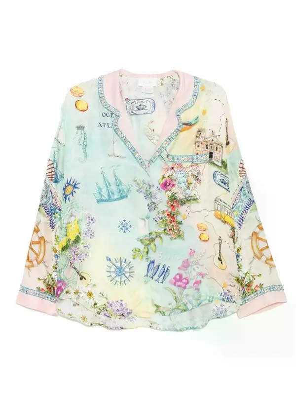 Camilla Just Coasting Shirt - Pink