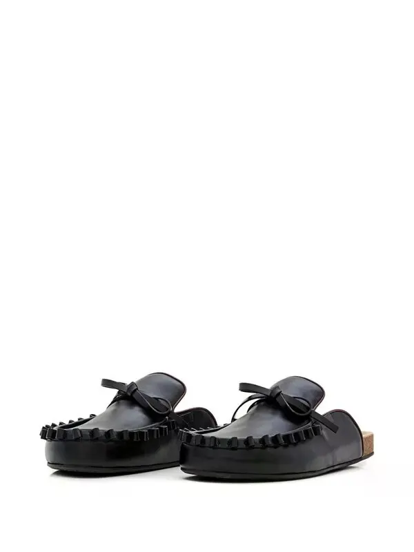 JW Anderson Bow Tie Leather Mules