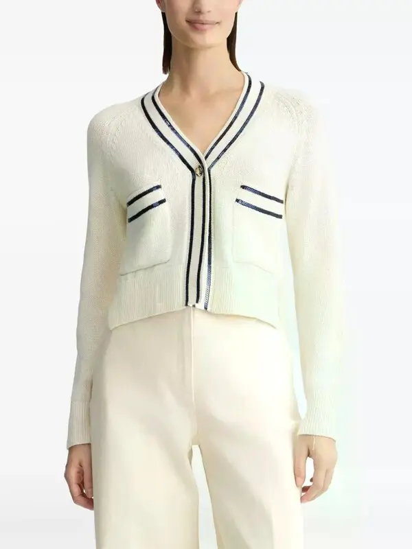 Liu Jo Sequined V-neck Cardigan