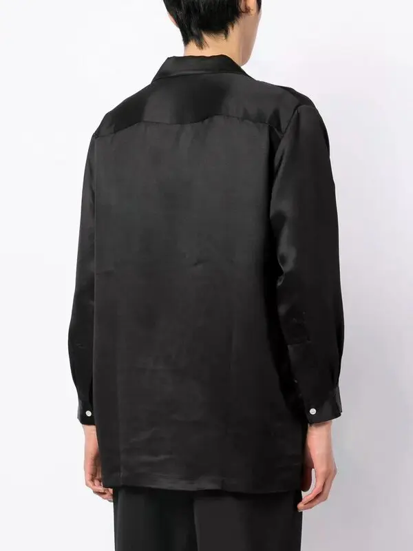 BODE Silk Tie-fastening Shirt