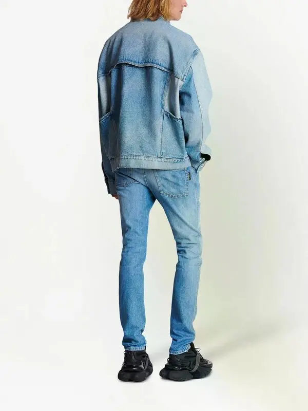 Balmain Paneled Denim Jacket