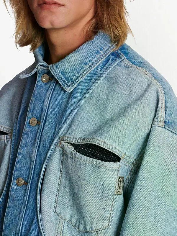 Balmain Paneled Denim Jacket