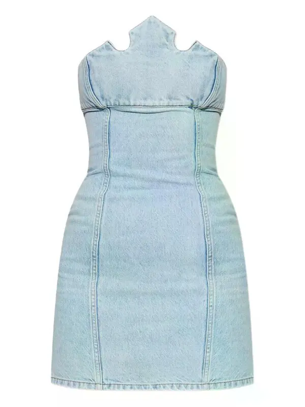 Coperni Denim Mini Dress - Blue
