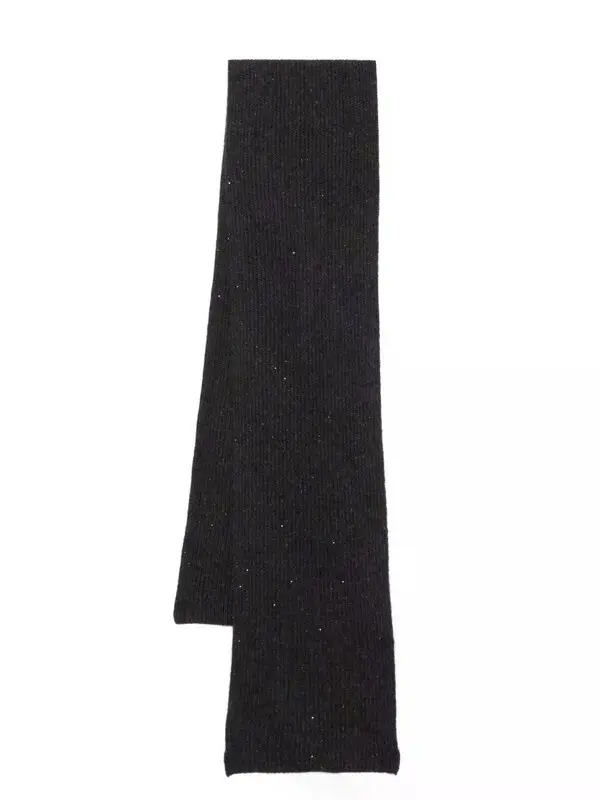 Fabiana Filippi Sequin-embellished Scarf - Black