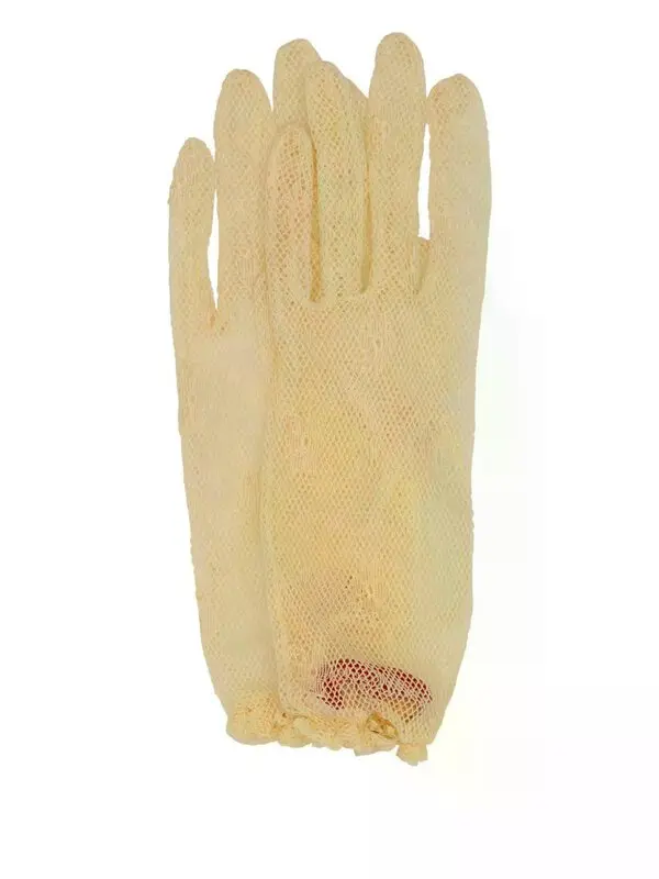 Valentino Garavani Mesh Gloves - Neutrals
