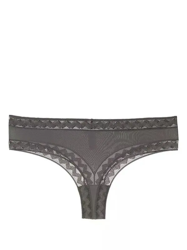 ERES Gabby Zigzag-trim Brazilian Briefs - Grey