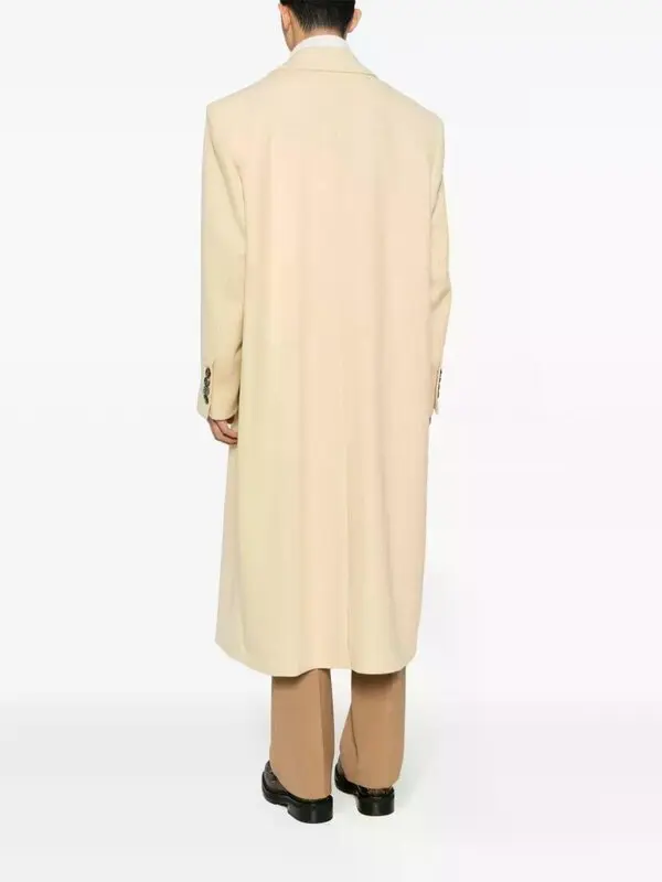 AMI Paris Single-breasted Virgin Wool-blend Coat
