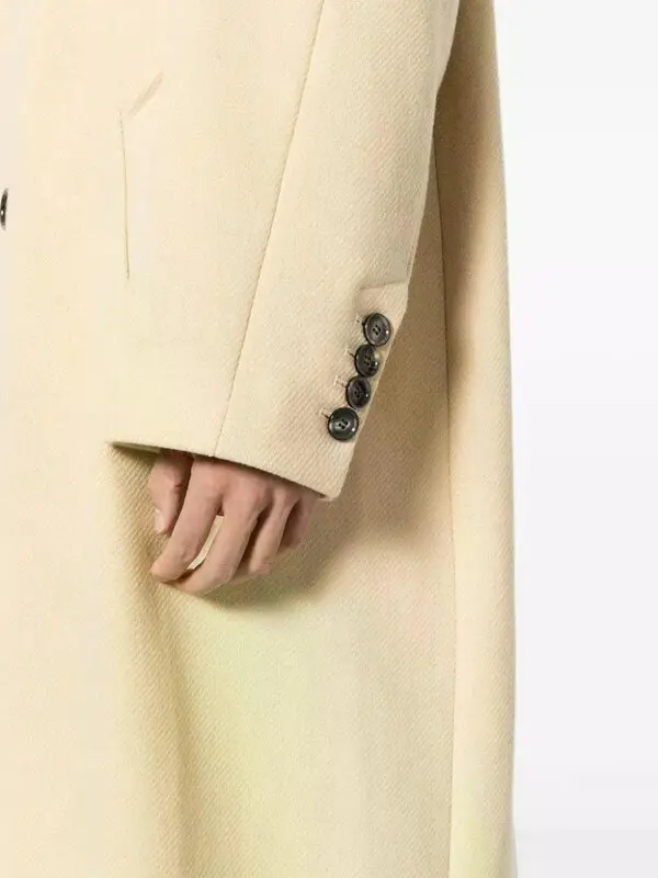 AMI Paris Single-breasted Virgin Wool-blend Coat