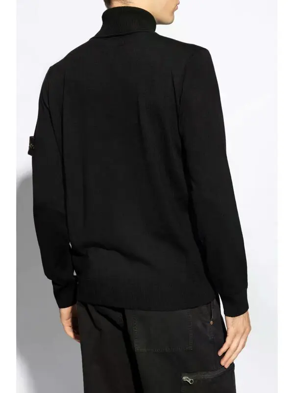 Stone Island Compass-patch Wool Jumper