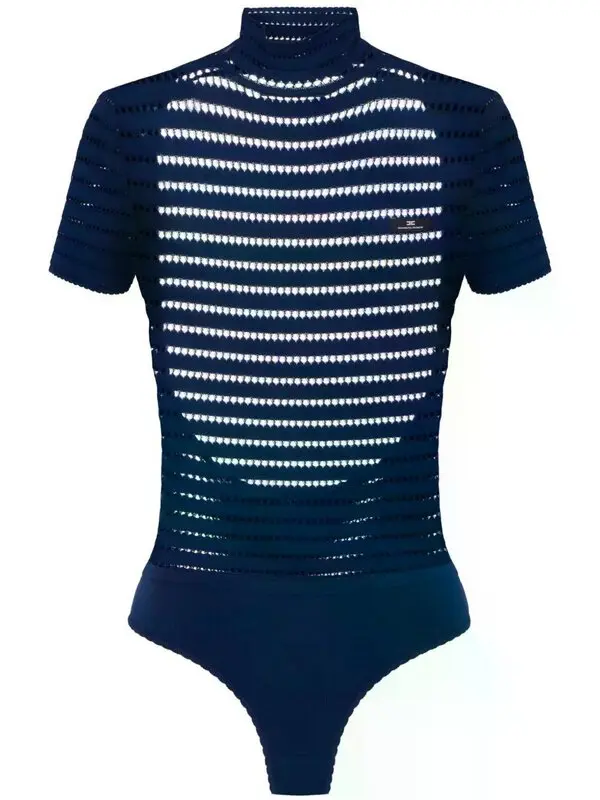 Elisabetta Franchi Open-knit Bodysuit