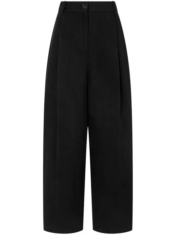 STUDIO TOMBOY Pintuck-detail Wide-leg Trousers