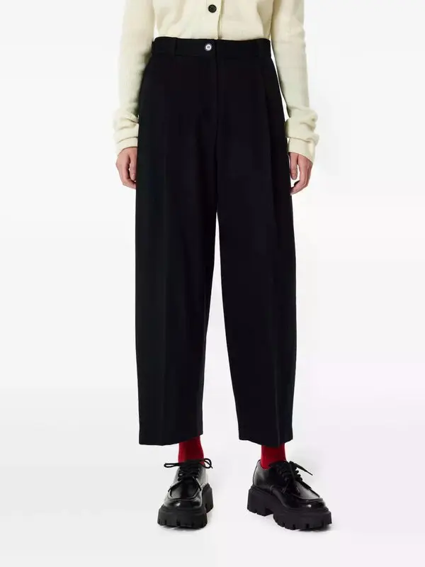 STUDIO TOMBOY Pintuck-detail Wide-leg Trousers
