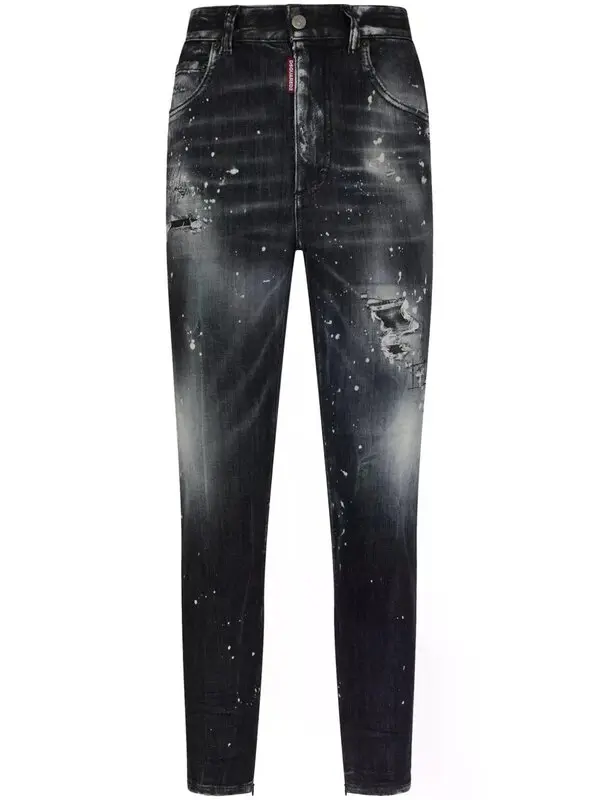 Dsquared2 Distressed Tapered Jeans