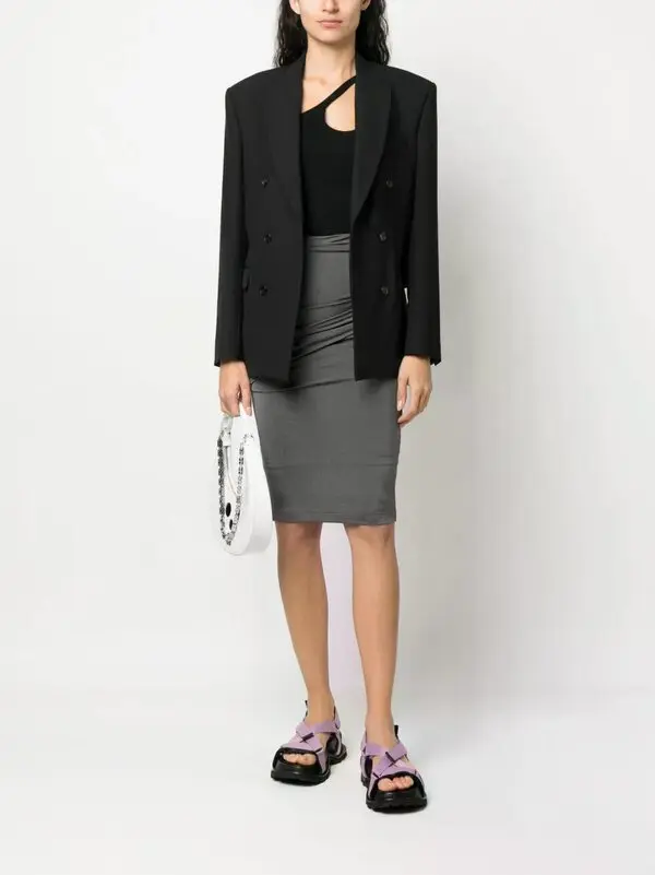 Givenchy Gathered-detail Fitted Skirt