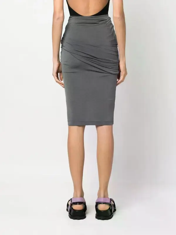 Givenchy Gathered-detail Fitted Skirt