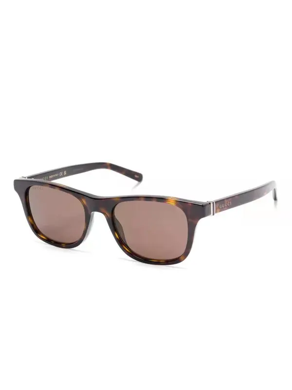 Gucci Square-frame Sunglasses - Brown
