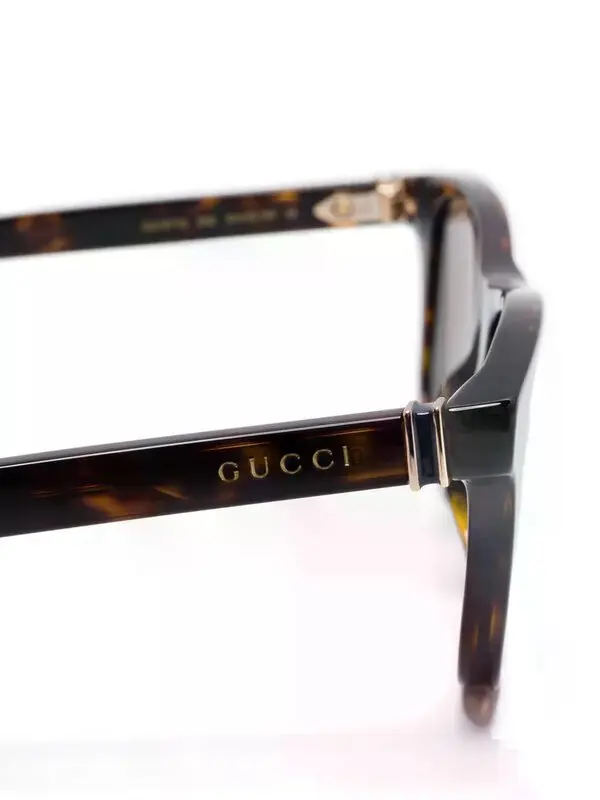 Gucci Square-frame Sunglasses - Brown