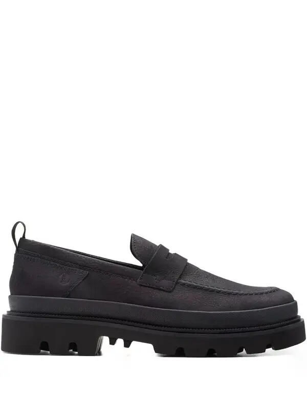 Clarks Badell Step Loafers - Black