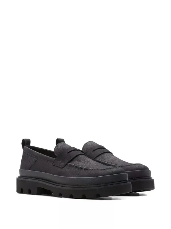 Clarks Badell Step Loafers - Black