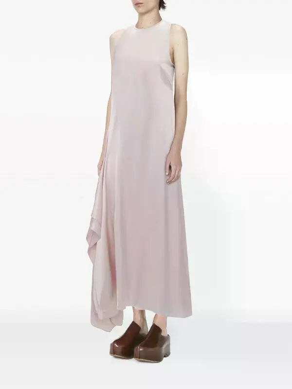 JW Anderson Sleeveless Draped Midi Dress