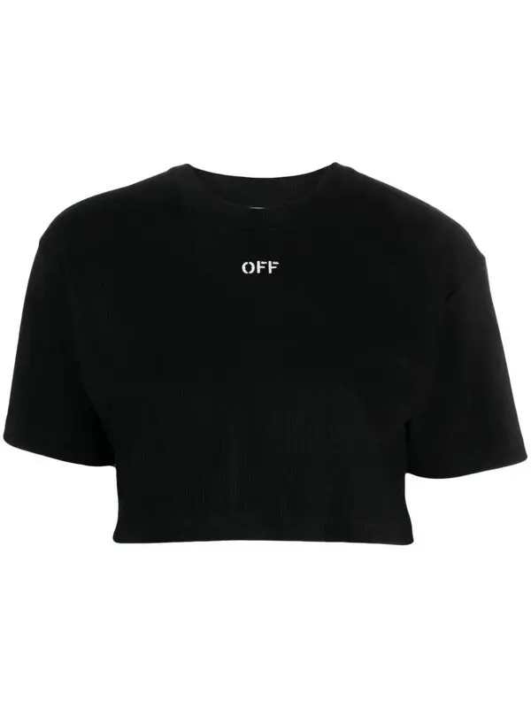 Off-White Off-stamp Cropped T-shirt