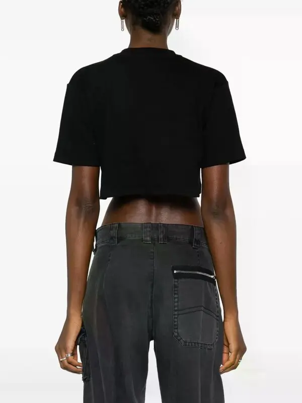 Off-White Off-stamp Cropped T-shirt
