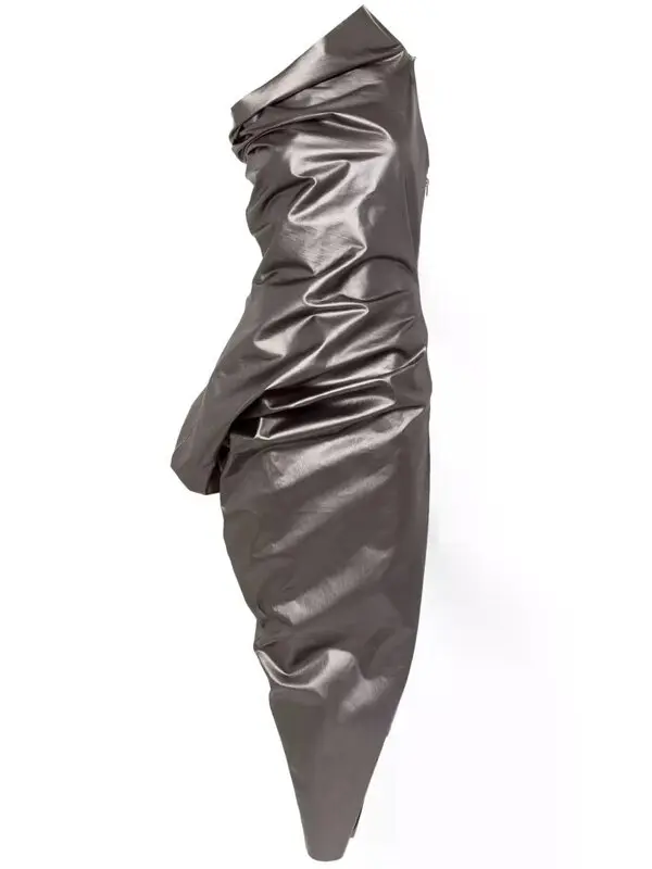 Rick Owens Walrus Metallic-effect Maxi Dress