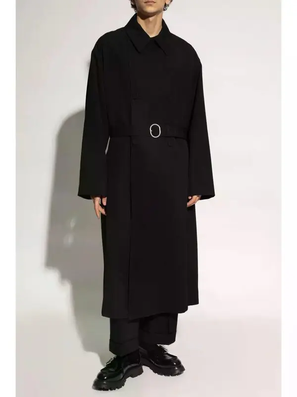 JIL SANDER Wool Trench Coat